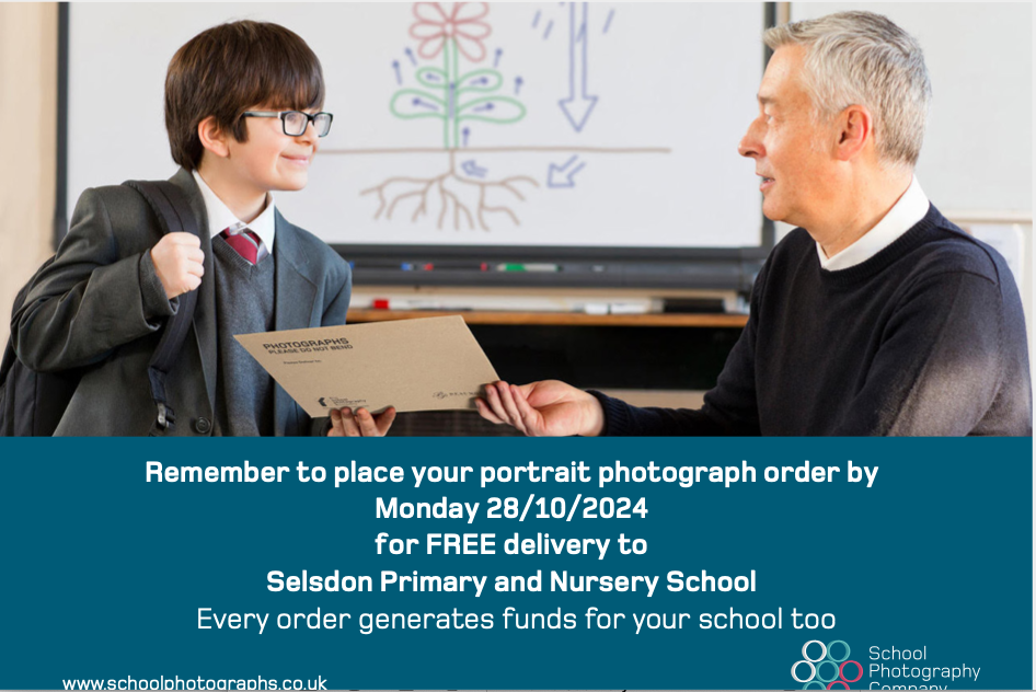 FREE DELIVERY OF SCHOOL PHOTOGRAPHS. – Selsdon Primary School and Nursery